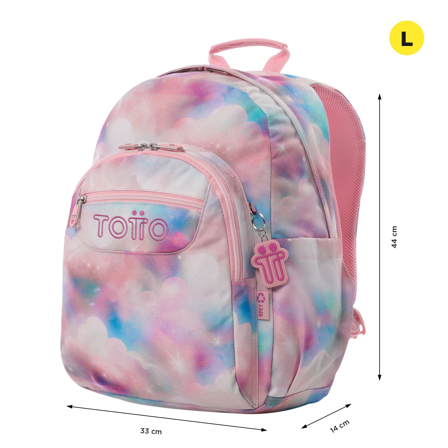 MORRAL TOTTO ACUARELA GLITTER – PAPELERIA LA CORAZA