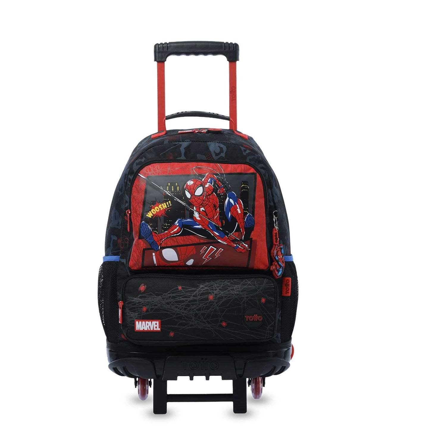 MORRAL TOTTO RUE BOMPER SPIDERMAN HERO TALLA M – PAPELERIA LA CORAZA