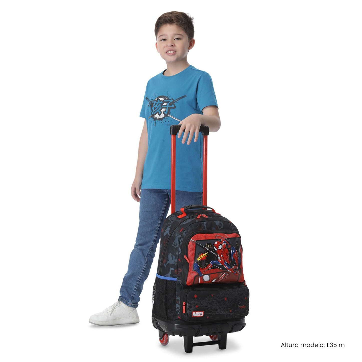 MORRAL TOTTO RUE BOMPER SPIDERMAN HERO TALLA M – PAPELERIA LA CORAZA